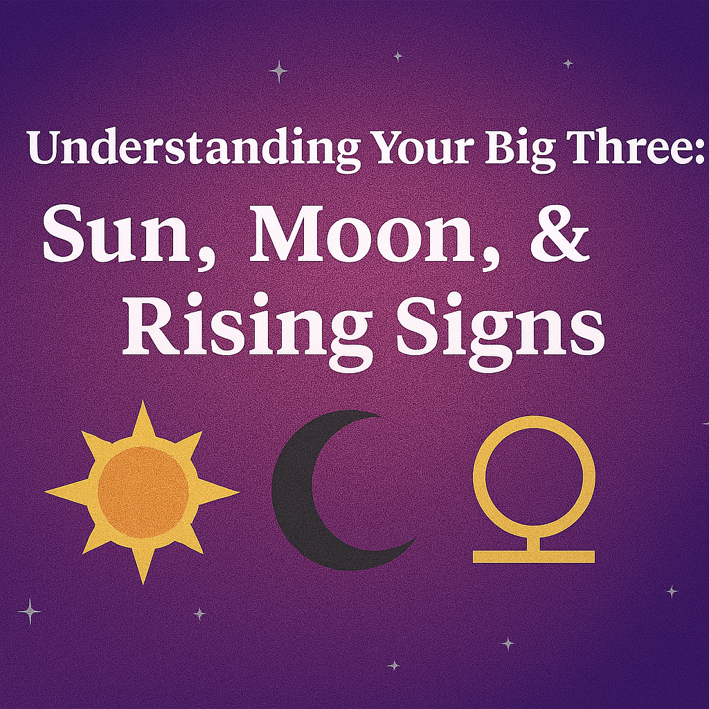 Understanding Your Big Three: Sun, Moon, & Rising Signs